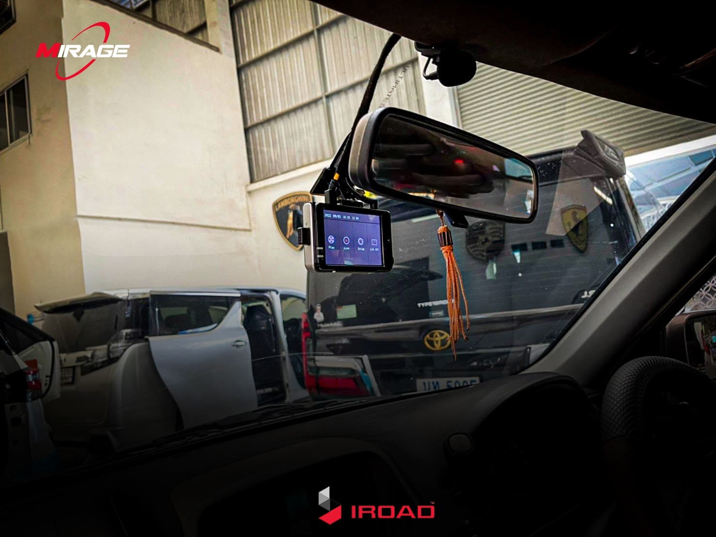 HONDA CRV G2 ติดตั้งกล้องบันทึกเหตุการณ์หน้า-หลัง IROAD TR7